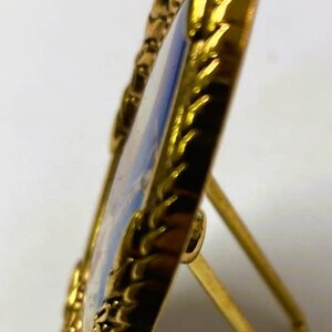 Mini Framed Pope John Paul II, Gold-tone, Collectible Vatican Souvenir ...