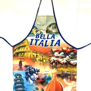 Bella Italia Kitchen Apron for Italy Lovers, Made in Italy, Lovely ...