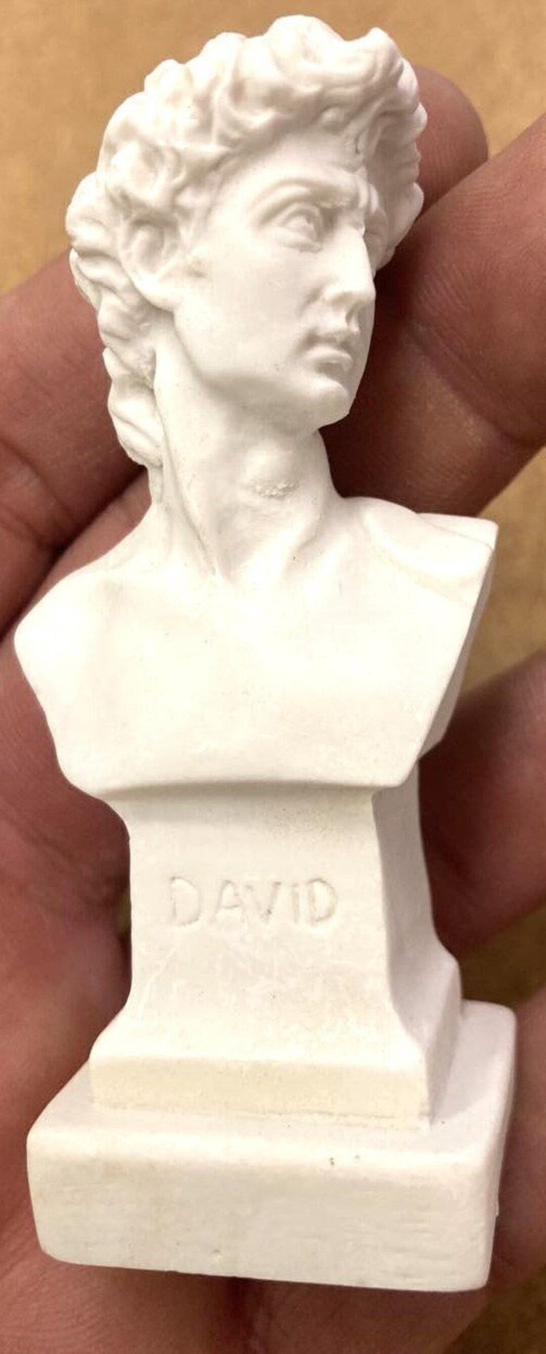 Michelangelo's David Miniature Figurine Mini Bust, 3" Made in Italy - Etsy