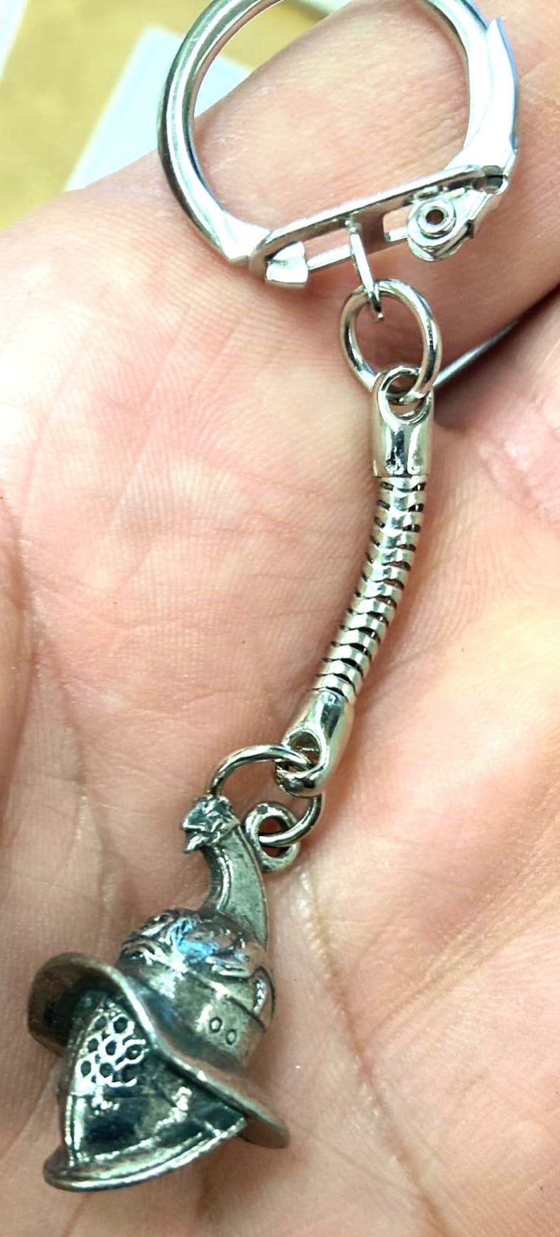 Mini Gladiator Helmet Keychain, Metal, Hand-made in Italy, Italy ...