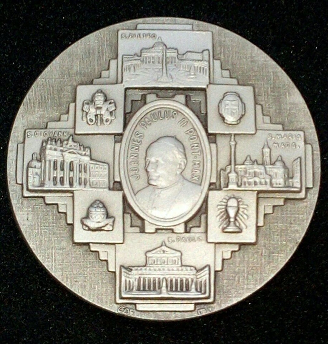 Pope John Paul II Vatican Medal Made in Italy Collectible Catholic Gift ...