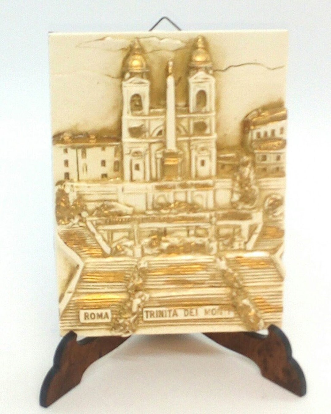 Spanish Steps Rome Plaque, Wall or Tabletop, Rome Italy Souvenir Made ...