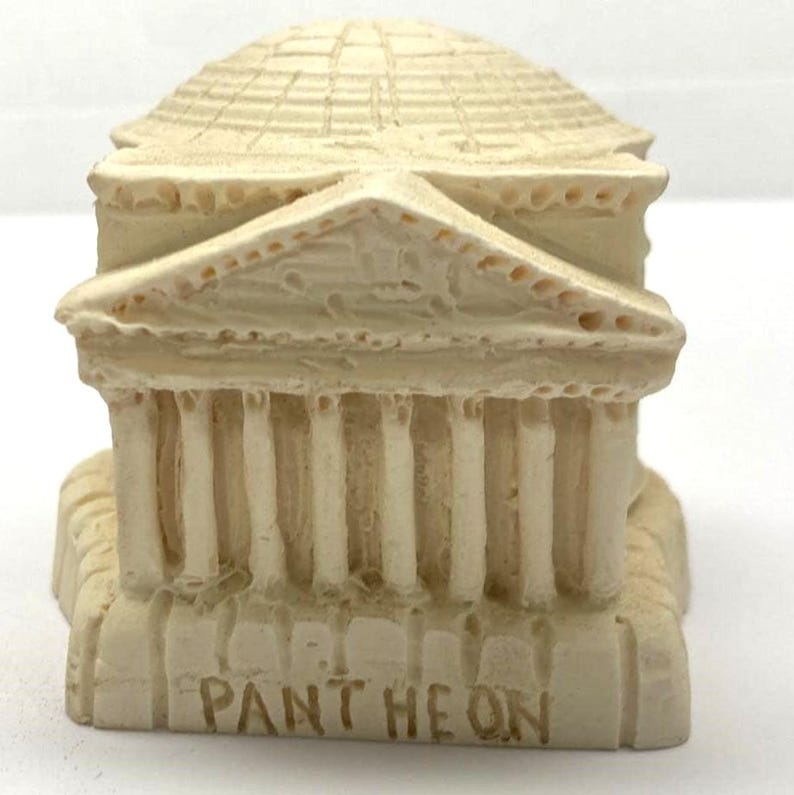 Miniature Roman Pantheon Figurine, Rome Souvenir Made in Italy - Etsy