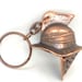 Bronzed Metal Gladiator Helmet Keychain, Hand-made in Italy, Unique ...