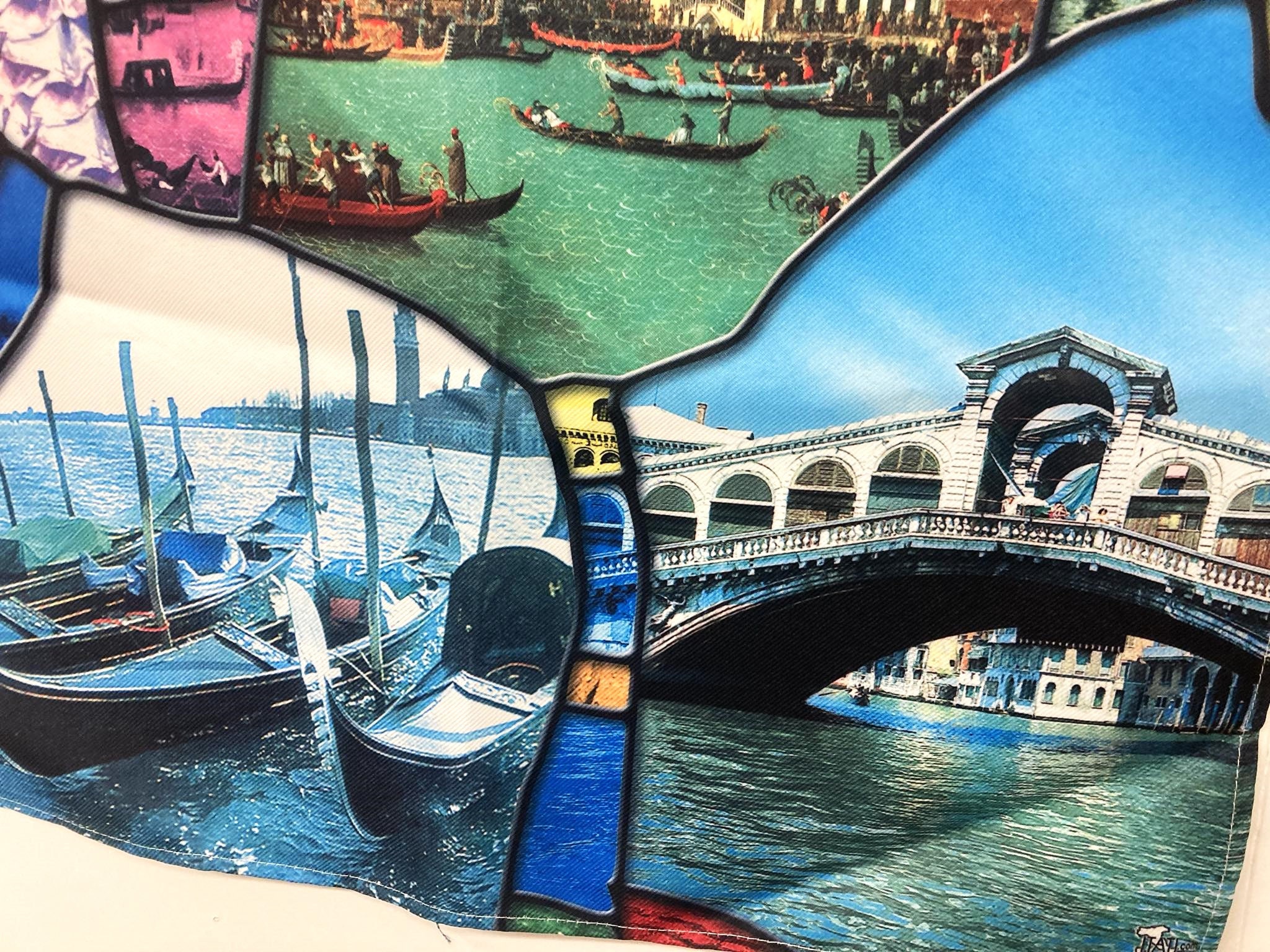 Venice Italy Cooking Apron Made in Italy, Colorful Novelty Apron to ...