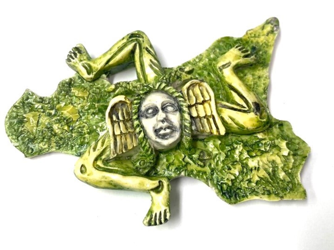 Sicily Symbol Trinacria 3D Refrigerator Magnet, Hand-made in Italy - Etsy