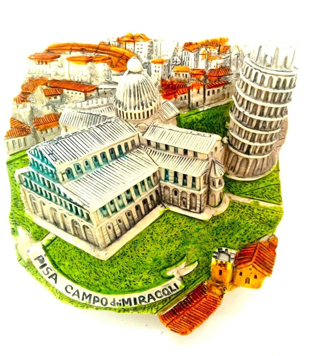 Pisa Italy Gifts, Pisa Tower Souvenir 3D Refrigerator Magnets Hand-made ...