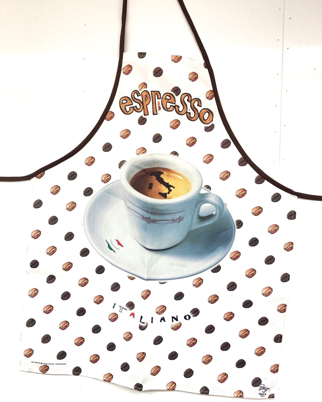 Italian Espresso Apron, Made in Italy, Fun Novelty Cooking Apron ...