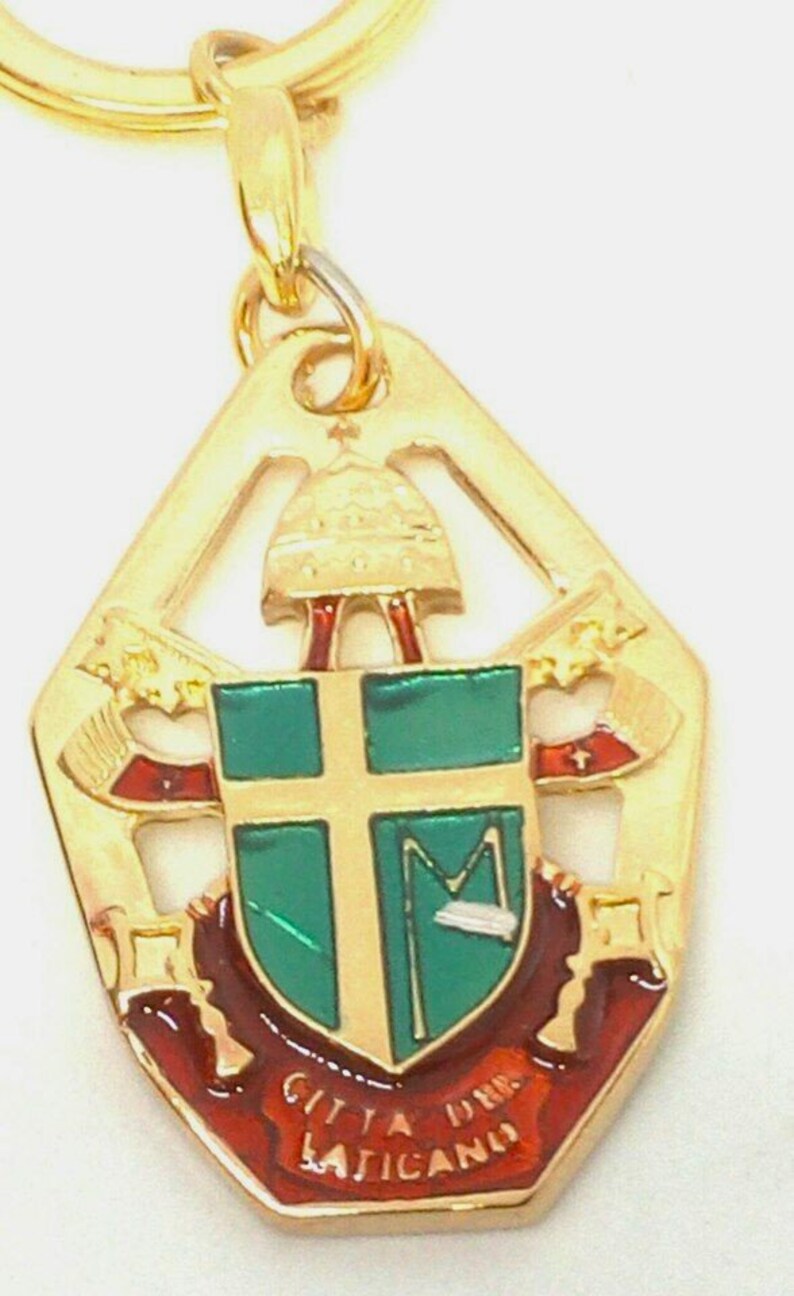 Vatican Logo Souvenir Key Chain, Made in Italy - Etsy