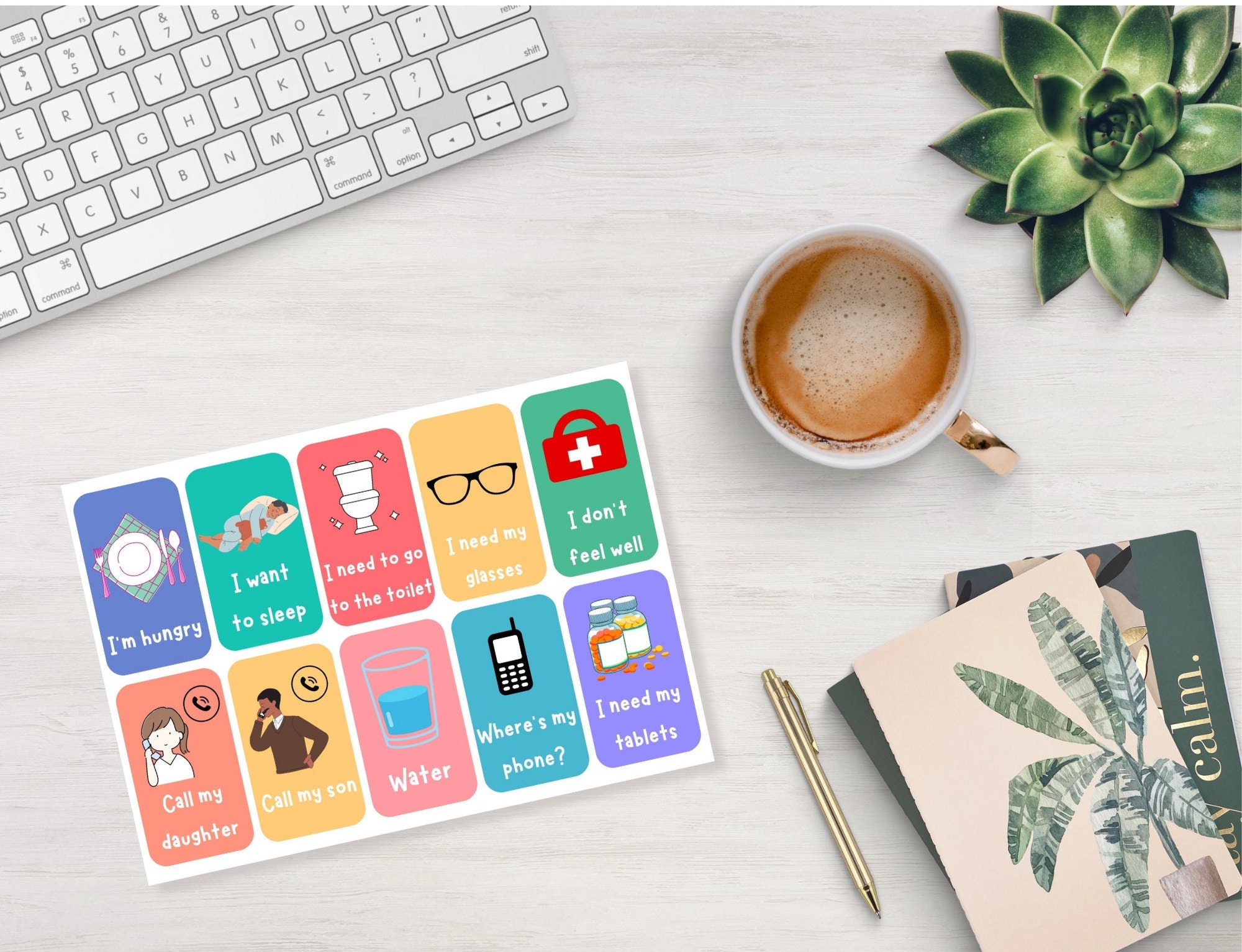 Printable Communication Flashcards for Elderly and Nonverbal ...