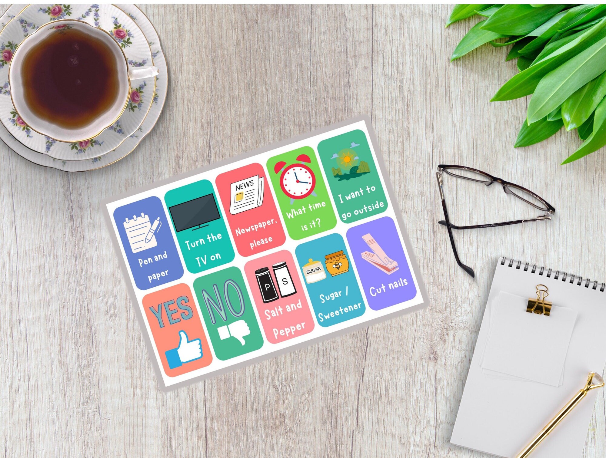 Printable Communication Flashcards for Elderly and Nonverbal ...