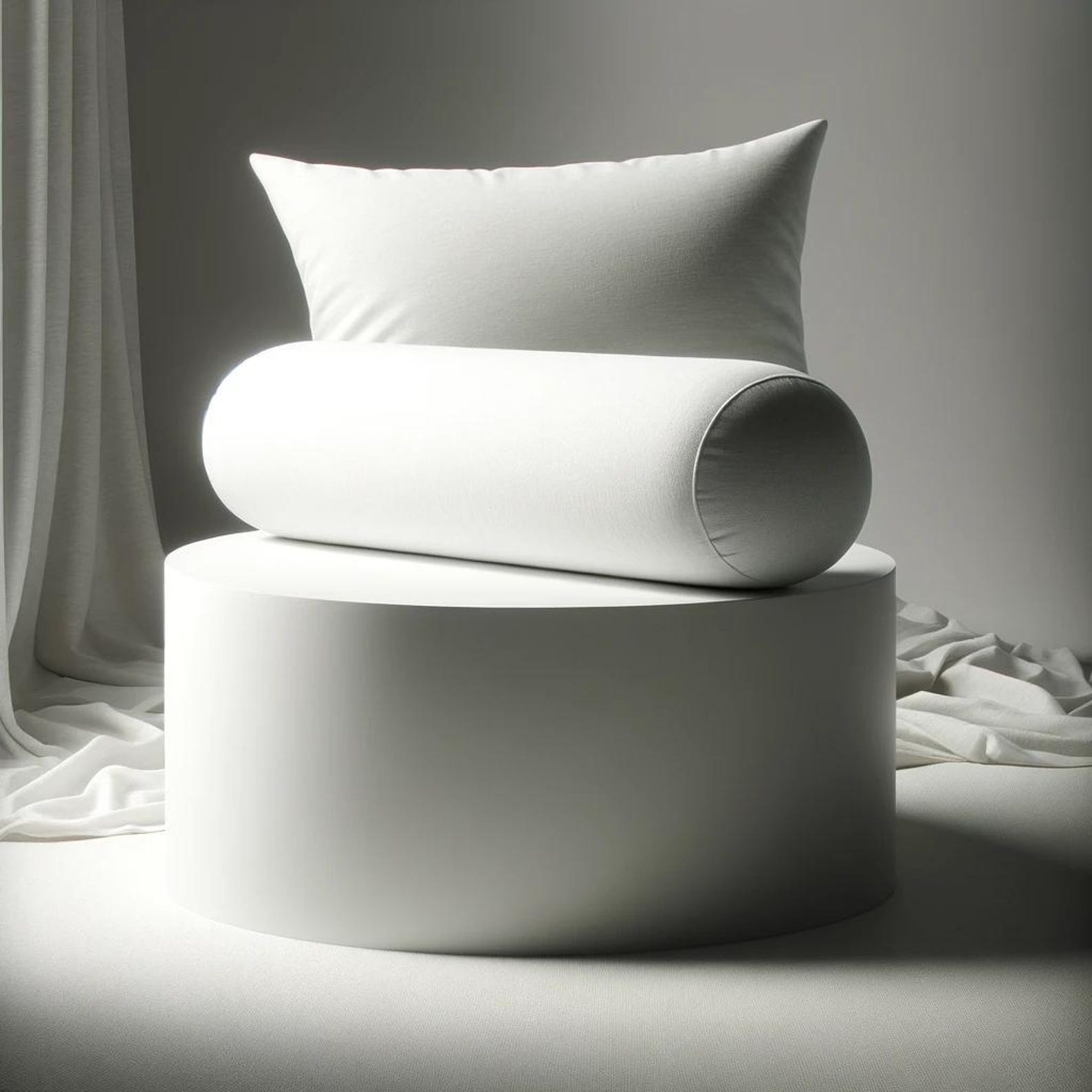 EVERY SİZE Bolster Lumbar Pillow Insert | Decorative Throw Pillow ...