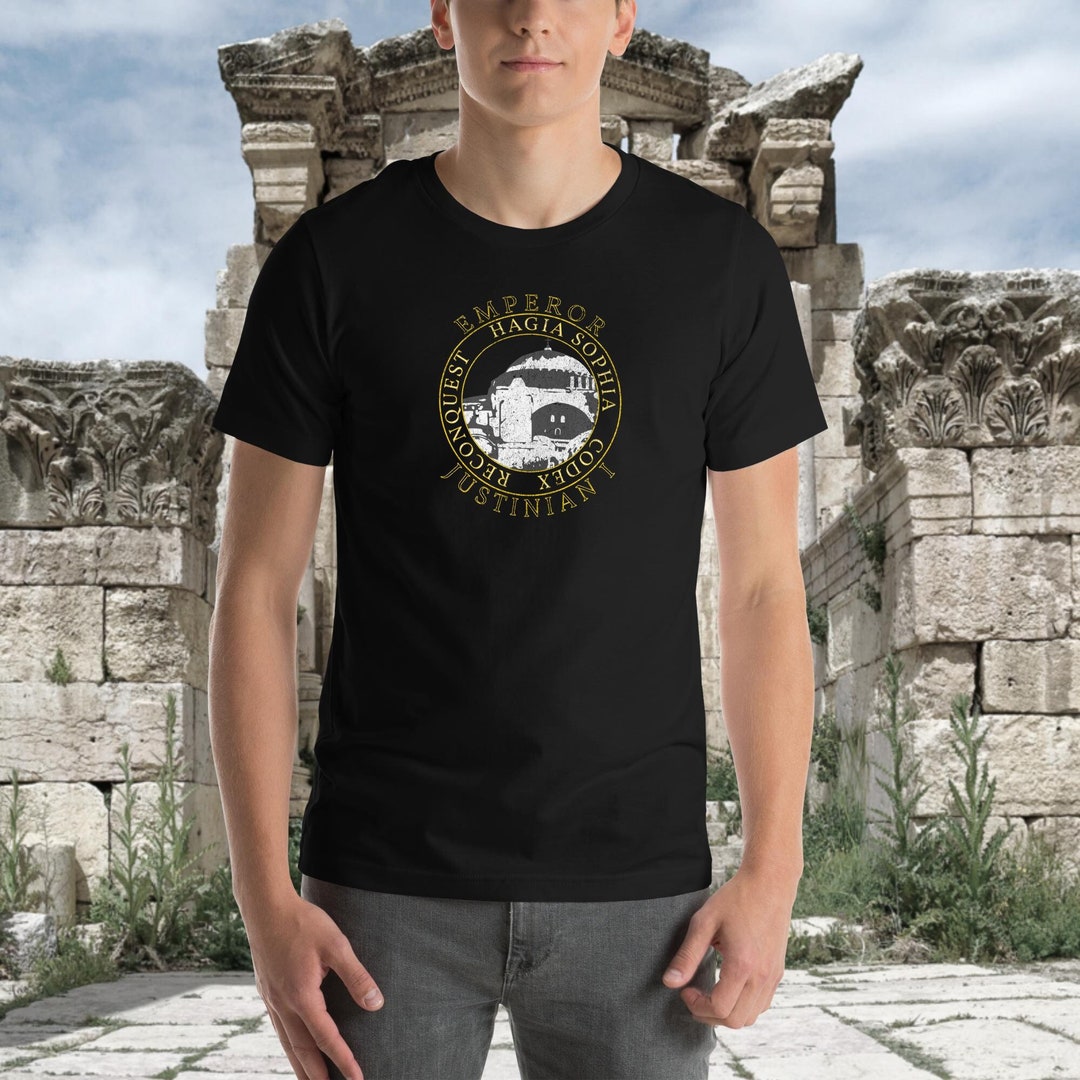 Emperor Justinian Shirt Byzantine Empire Gift Hagia Sophia Gift for ...