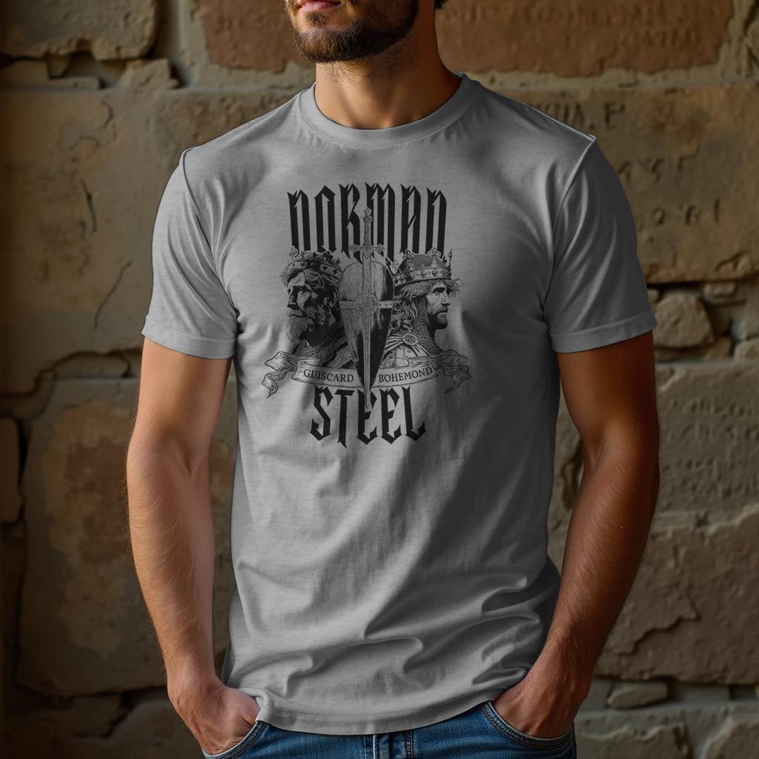 Norman Warrior T-shirt - Robert Guiscard & Bohemond Father and Son ...