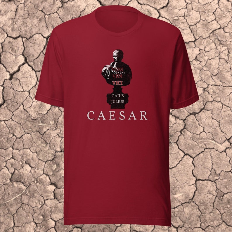 Julius Caesar Shirt Roman Empire Gift Veni Vidi Vici Shirt Ancient Rome ...