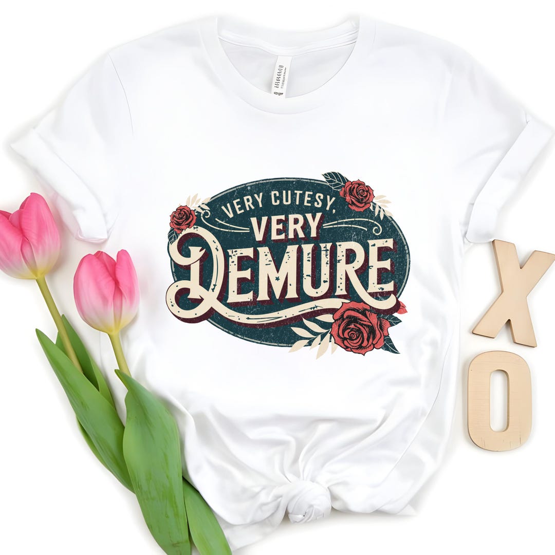 Very Demure Very Cutesy PNG Athletic Trendy PNG Tik Tok Trend Very ...