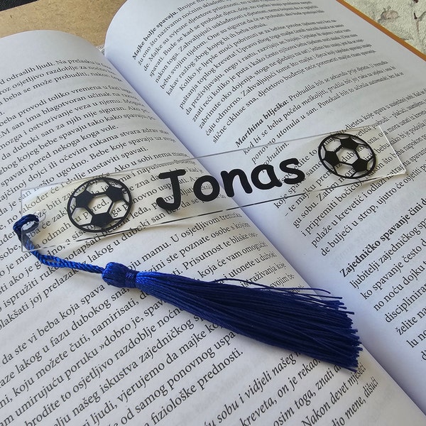 Football Bookmark - Etsy