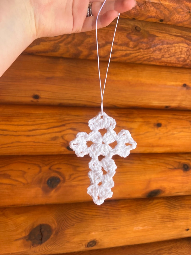 Hanging Crochet Cross - Etsy