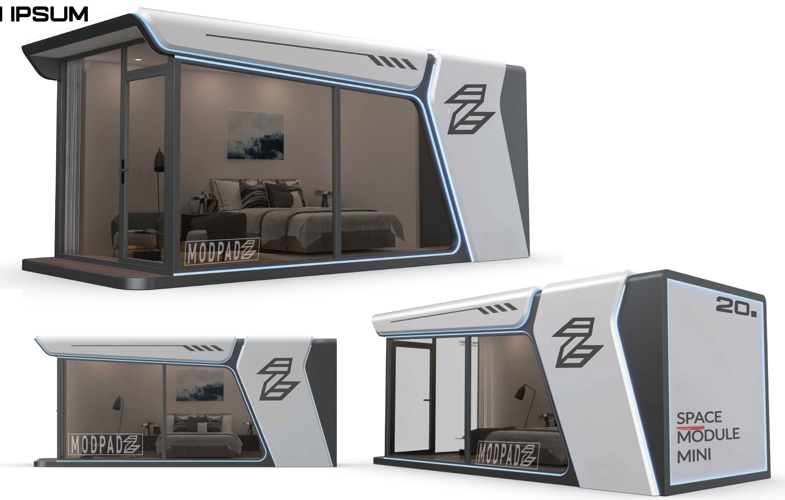 Space Module Home 22ftlx10fth Modular, Aluminum Ideal for Tiny Home, B ...