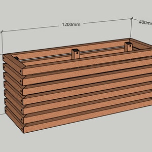Modern DIY Planter Box Plans, Woodworking Plans, Outdoor Furniture ...