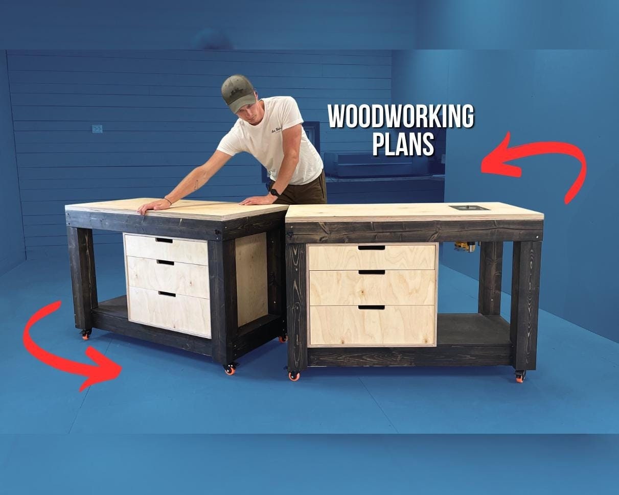 The Transforming Workbench Plans, Workbench Plans, Mobile Workbench ...