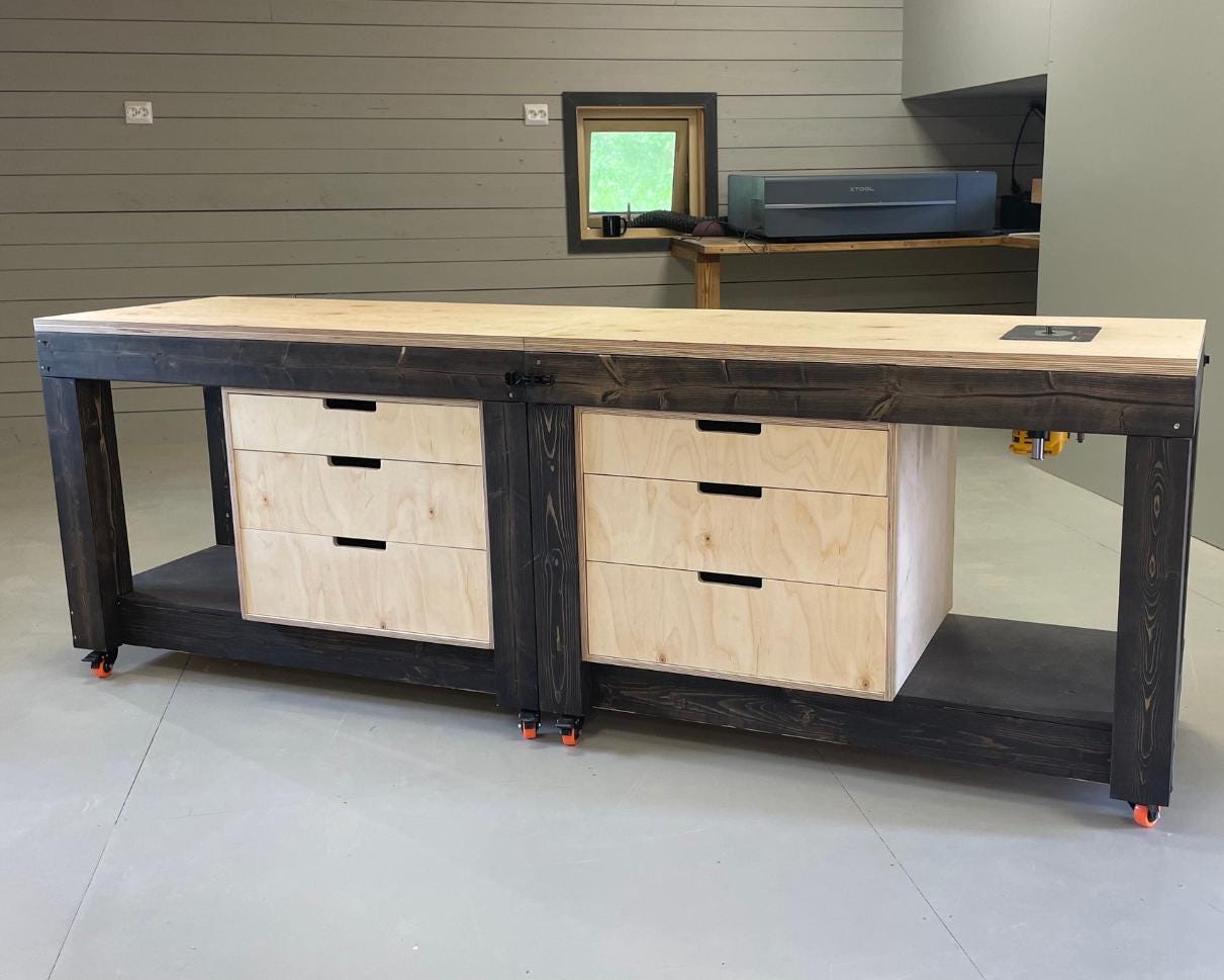 The Transforming Workbench Plans, Workbench Plans, Mobile Workbench ...