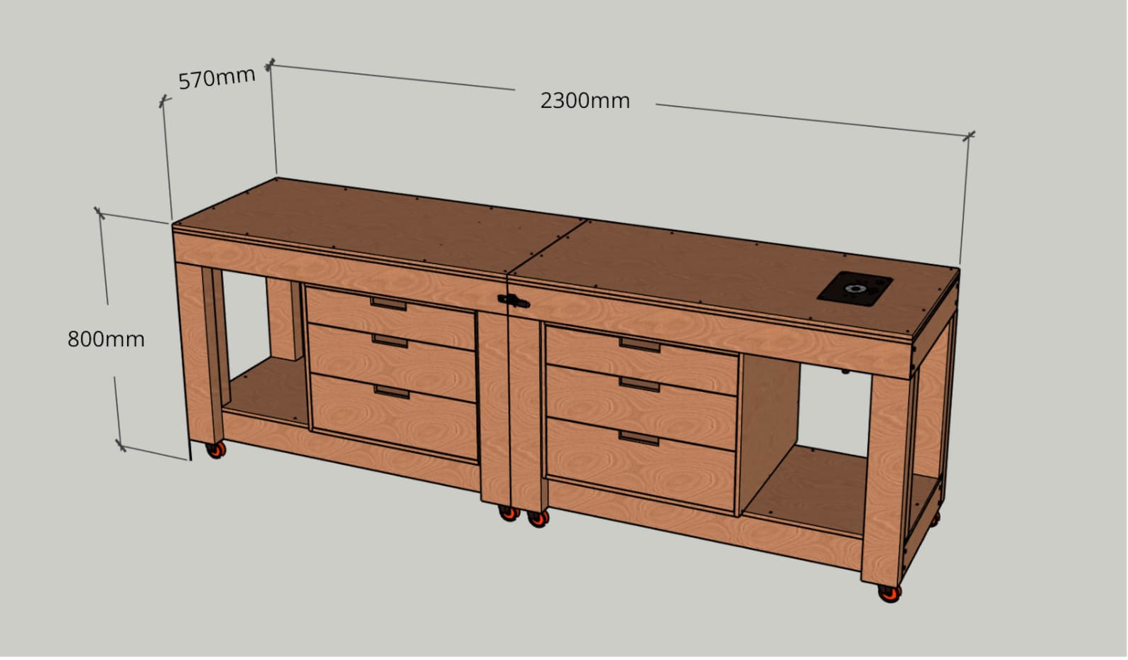 The Transforming Workbench Plans, Workbench Plans, Mobile Workbench ...