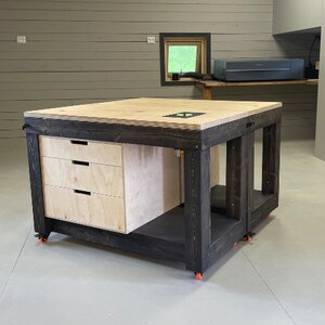 Transforming Workbench, DIY Workbench Plans, Convertible Assembly Table ...