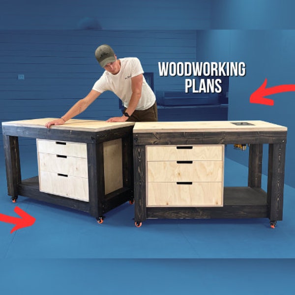 Folding Workbench Plans - Etsy