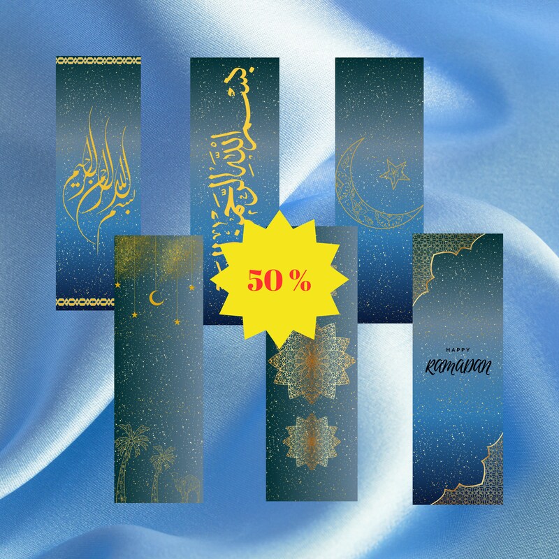 Ramadan Bookmarks - Etsy