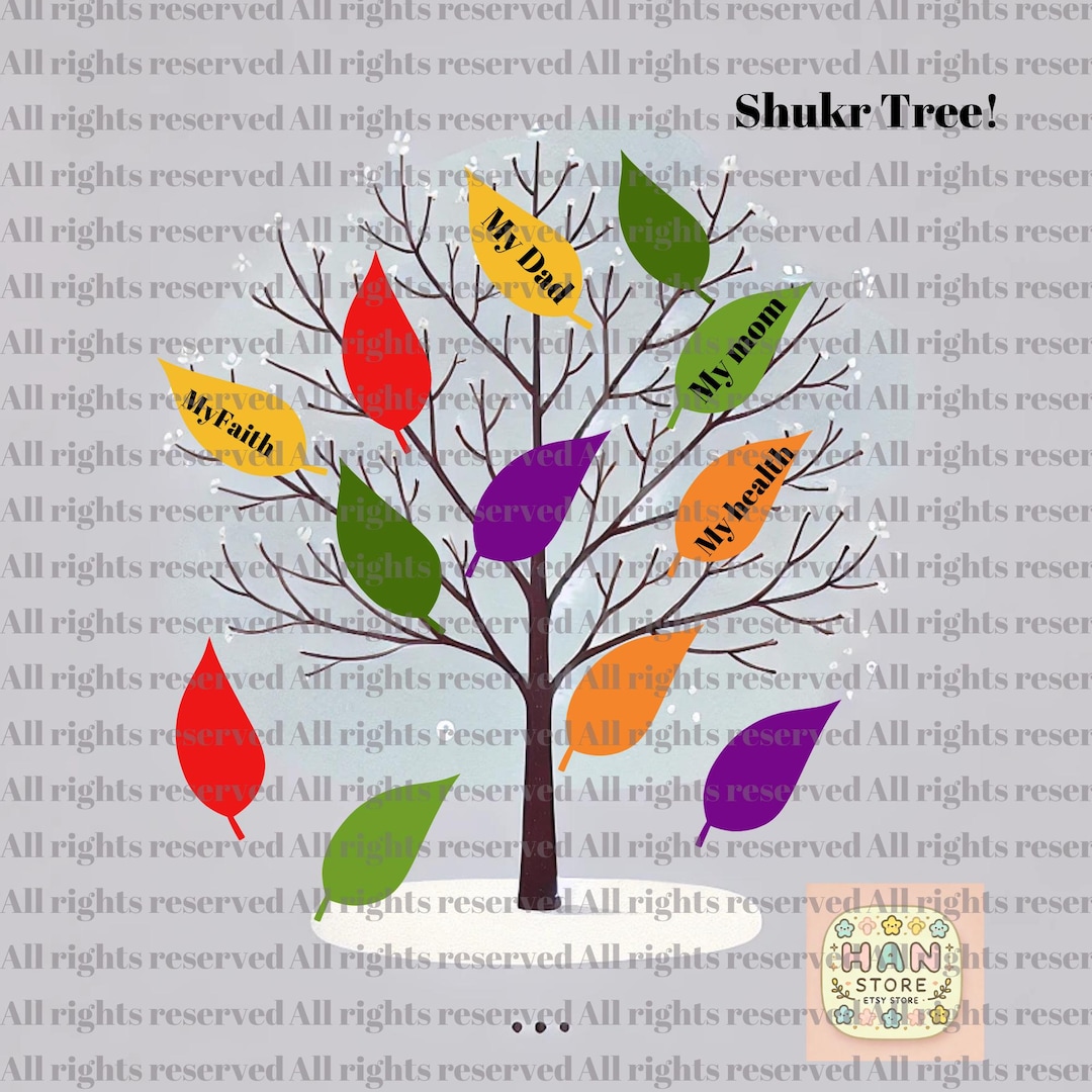 Gratitude/shukr Tree – DIY Activity for Mindfulness & Positivity ...