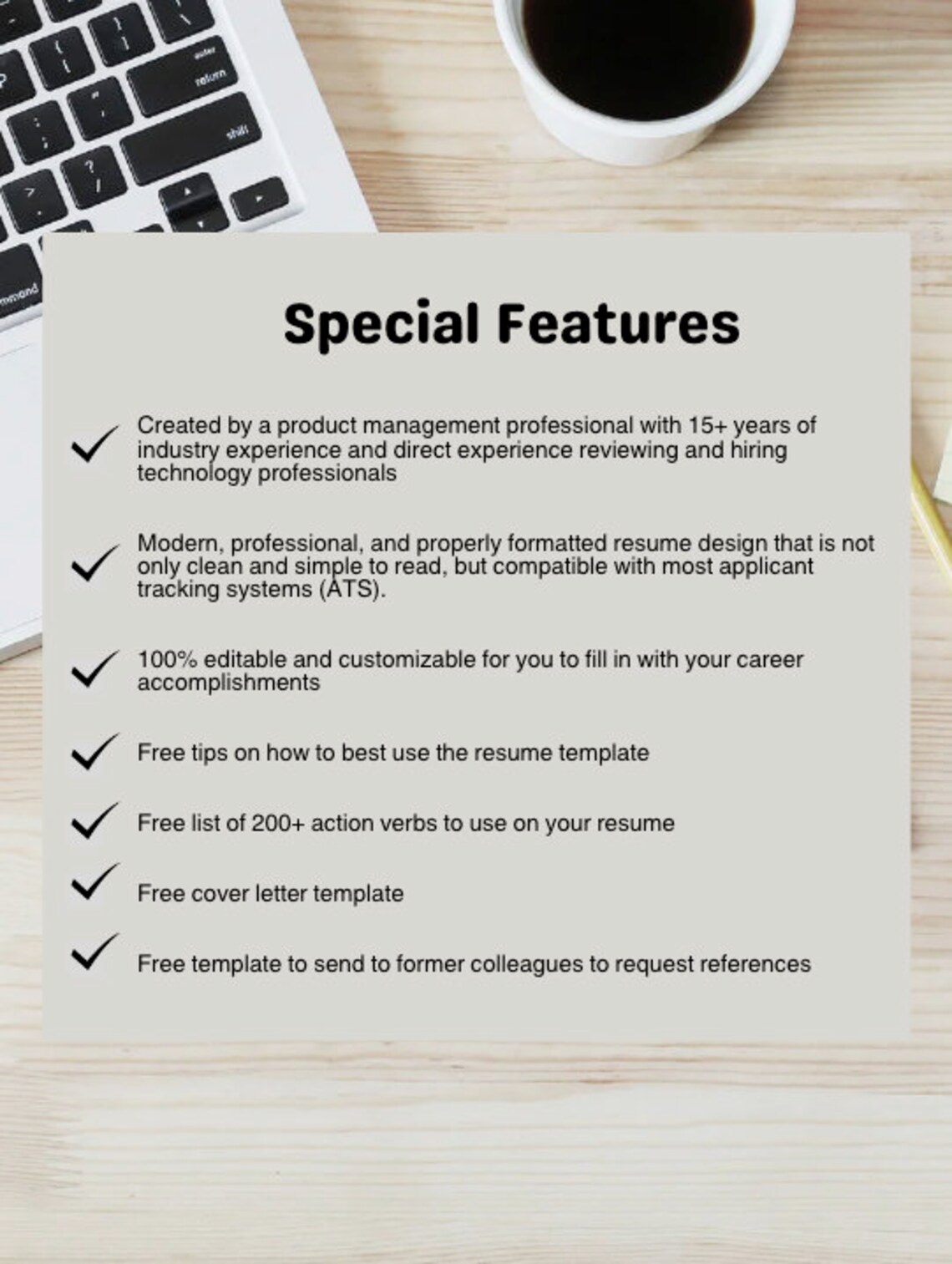 Product Manager Resume Template for Google Docs Technology Professional ...