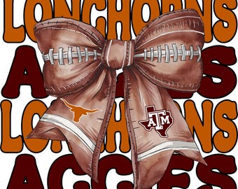 Texas A&M Aggies Baseball Bow 300 DPI PNG Digital File for Downloading. Perfect for Sublimation ...