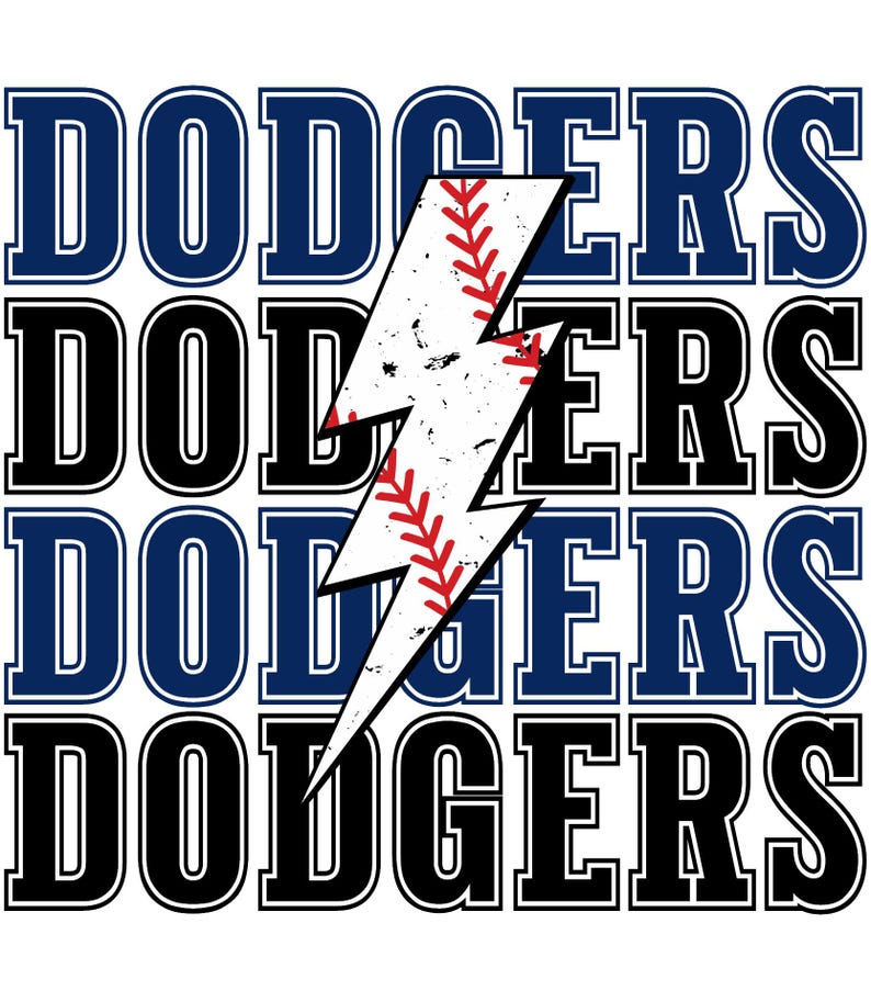 Dodgers Baseball 300 DPI PNG Digital File for Downloading. Perfect for ...