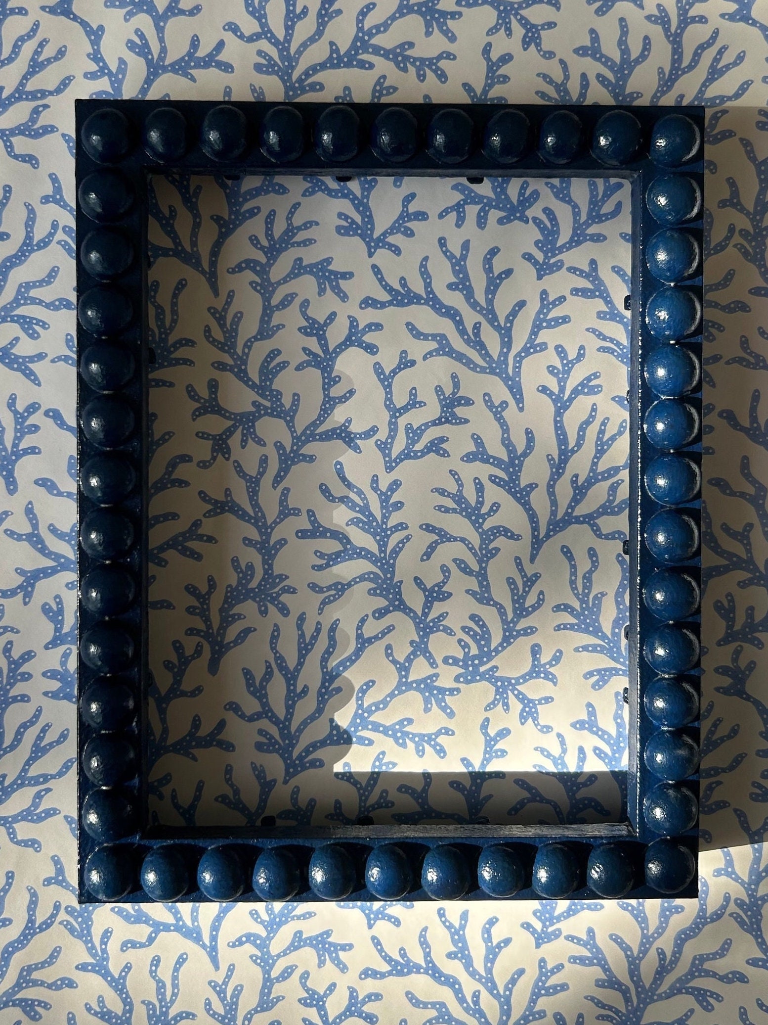 Blue Hand Painted Bobbin Frame - Etsy