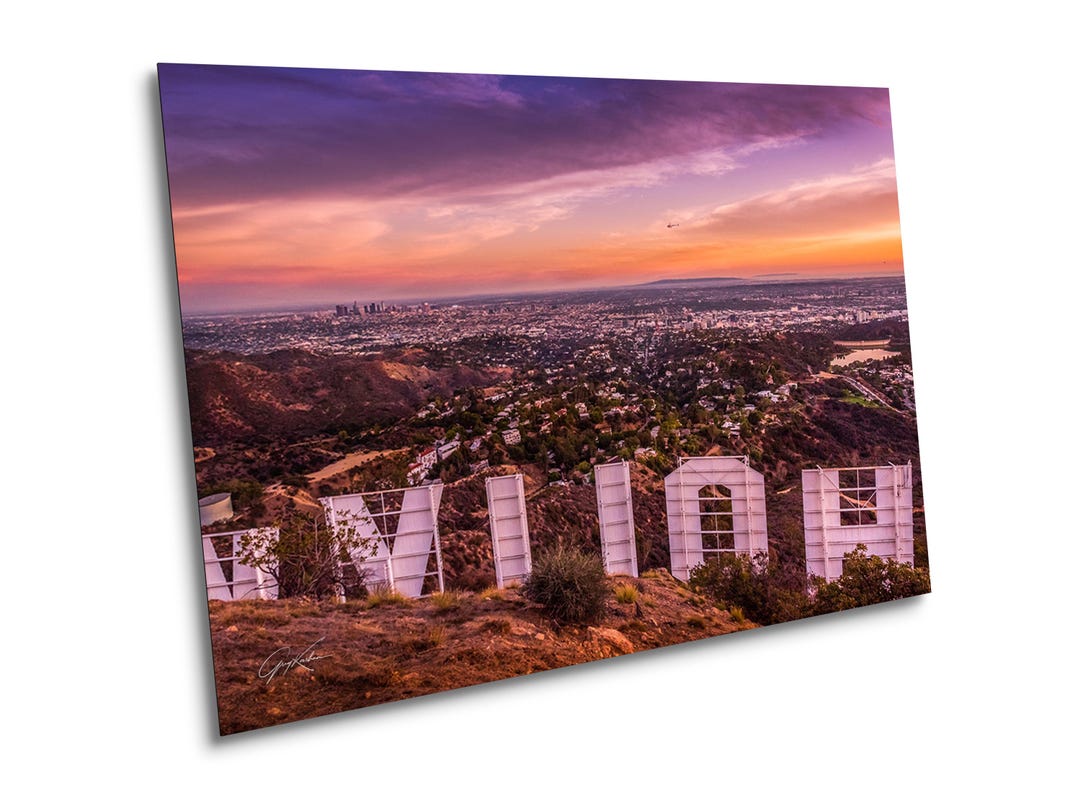 Hollywood Sign Print California Los Angeles Landscape Photography ...