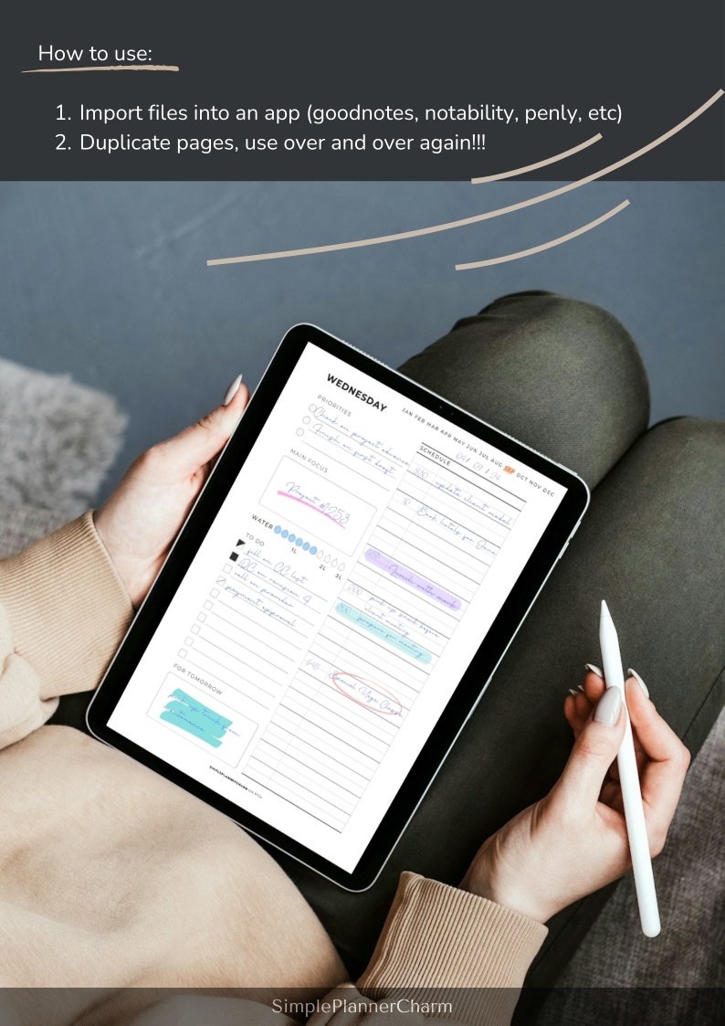 Structured, 7-day Planner, Daily Schedule, Printable Planner, A4 ...