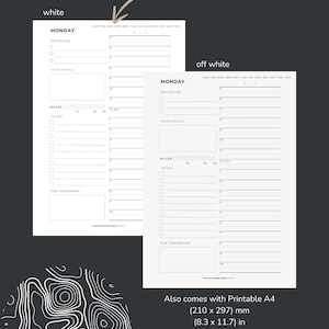 Structured, 7-day Planner, Daily Schedule, Printable Planner, A4 ...