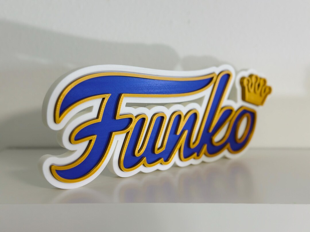 Funko 3D Logo 4 Colors Display for TOYS Action Figures, Pop Funkos ...
