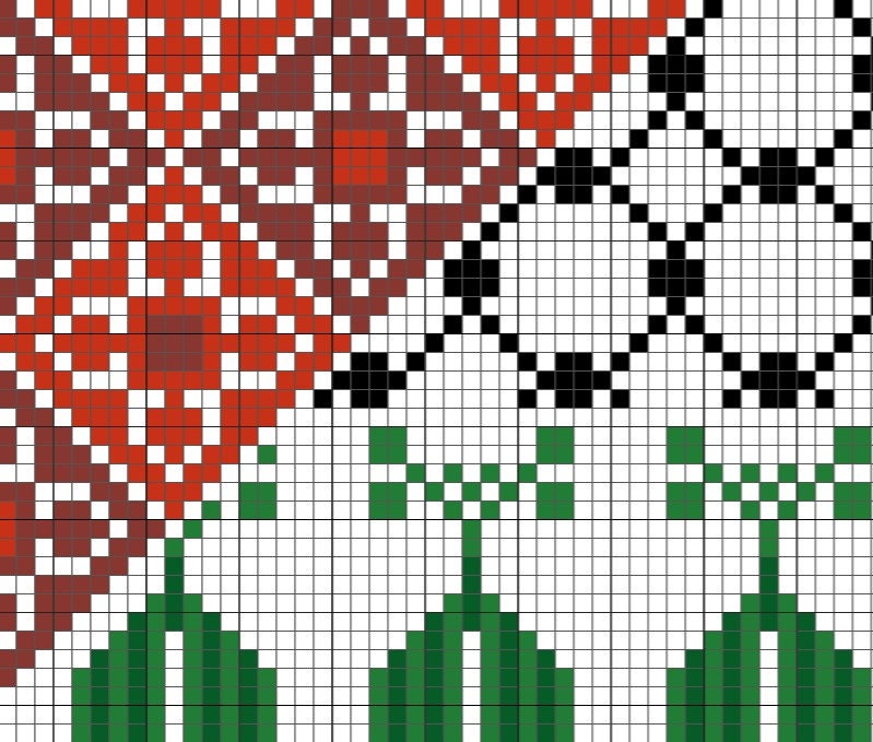 Palestinian Flag Cross Stitch Pattern - Etsy