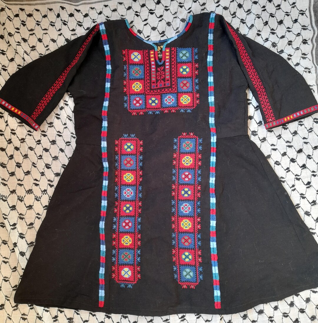 Baby Palestinian Thobe Embroidery (tatreez) Pattern - Etsy