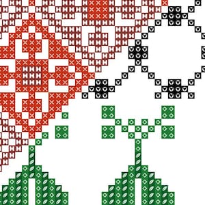 Palestinian Flag Cross Stitch Pattern - Etsy