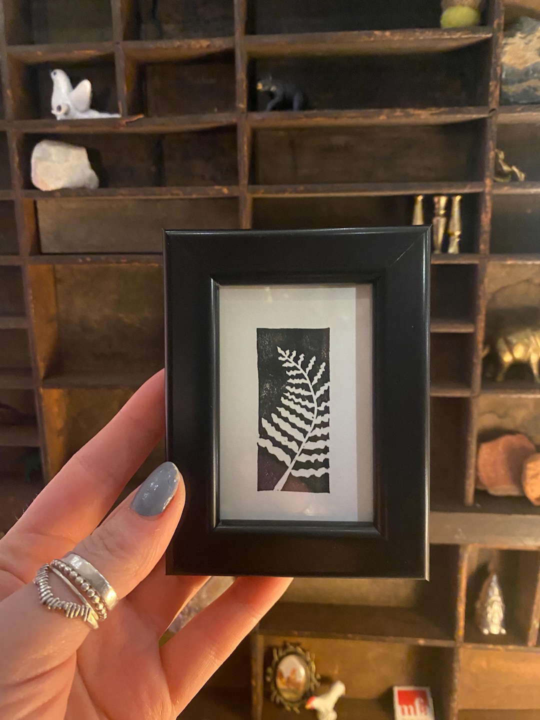 Easel Backed Frame for Small 2x3 Print in Black - Etsy