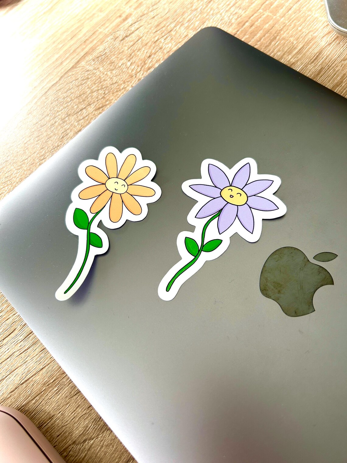 Purple Dancing Flower Sticker - Etsy