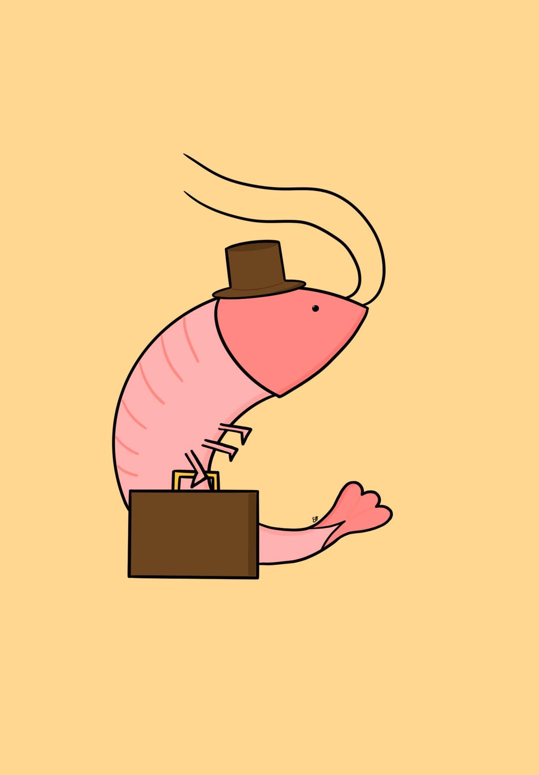 Corporate Shrimp Digital Print - Etsy