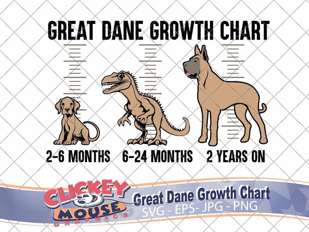 Great Dane Growth Chart - Etsy