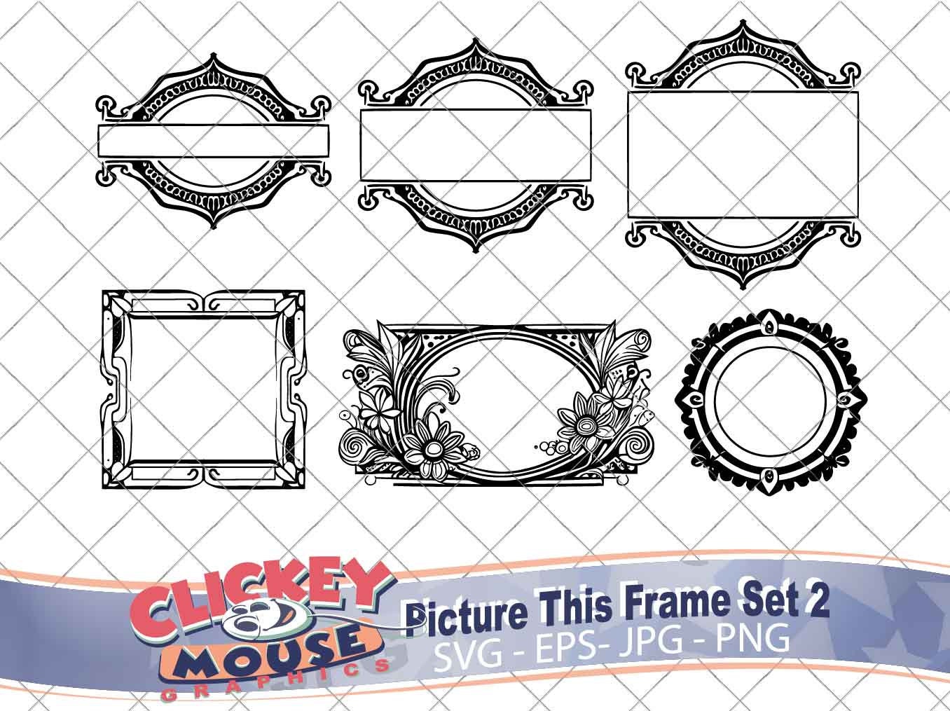 Picture This Frame Set 2 Graphics Svg-png-eps-jpg - Etsy Canada