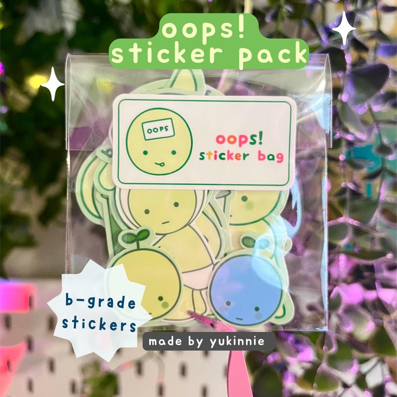 Oops Stickers - Etsy