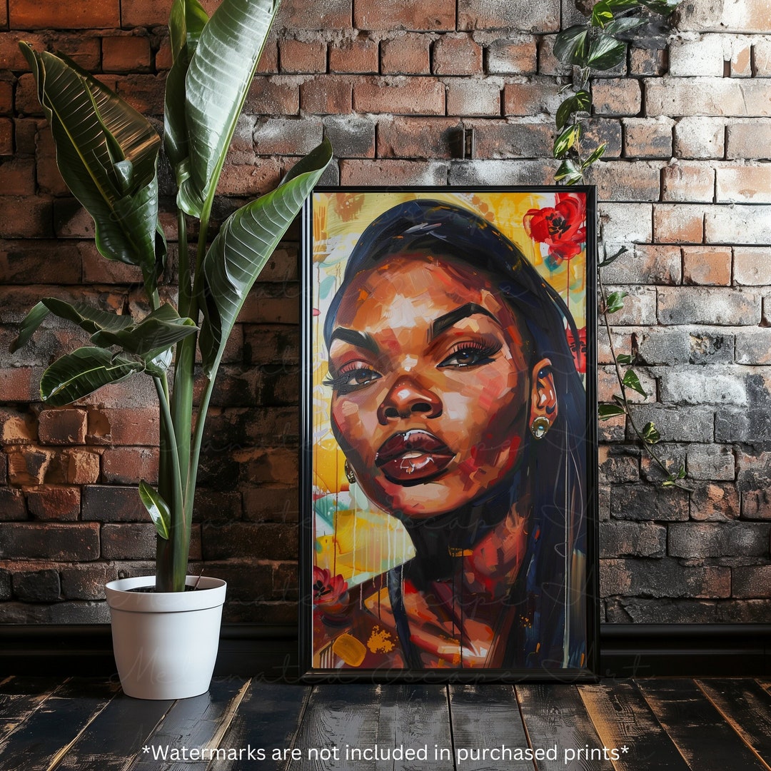 RESILIENCE| Black Trans Wall Art Digital, Black Woman Wall Art, Black ...