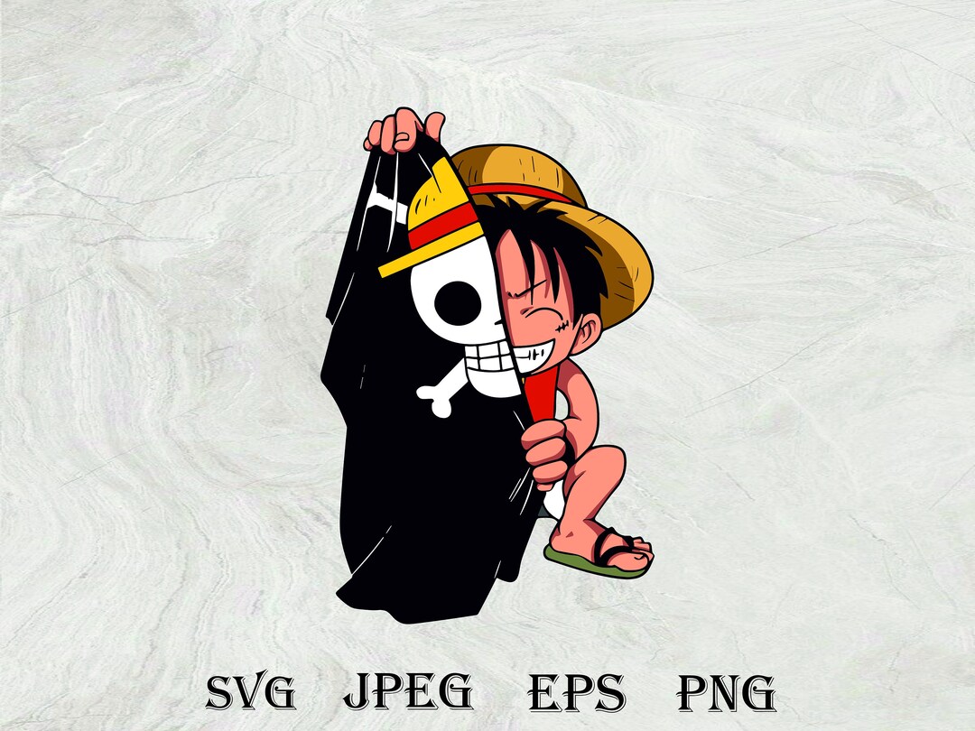 One Piece Svg, One Piece Png Anime Vector, Anime Cutfile, Anime Clipart ...